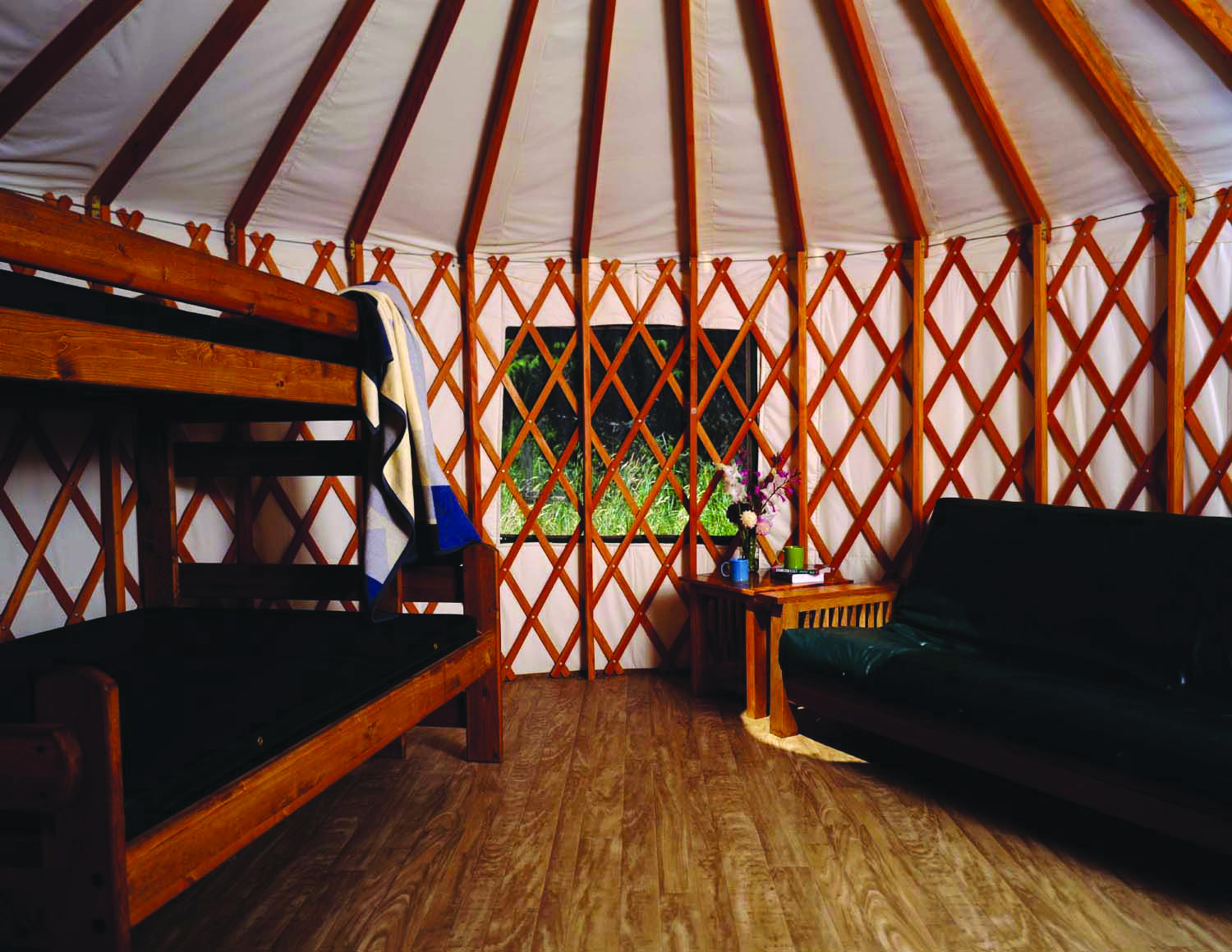 Ditch the tiny tent and stay in these yurts, trailers, and canvas tents ...