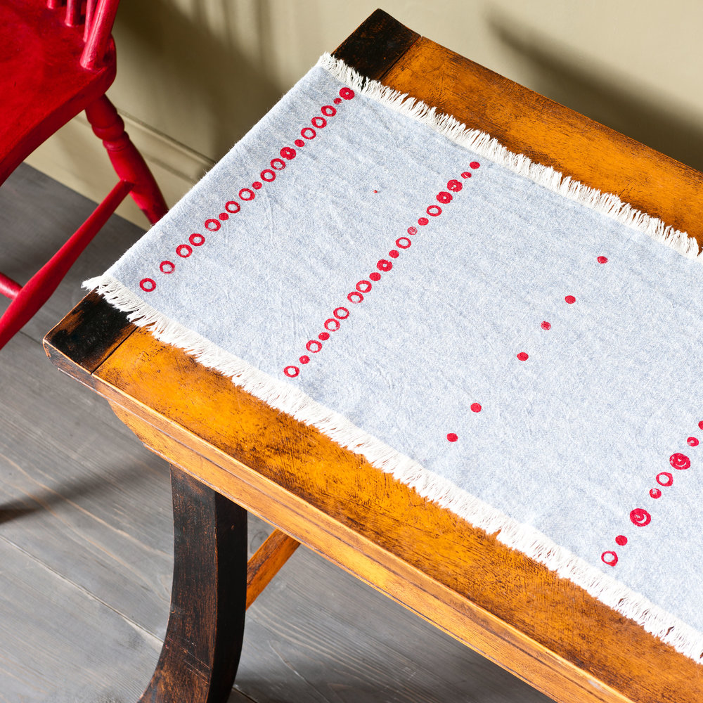 This easy custom tablecloth DIY will give your table a new shot of ...