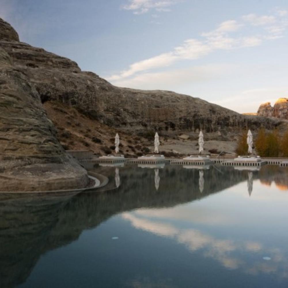 A Luxury Pool, Carved Into Utah Stone - Sunset Magazine