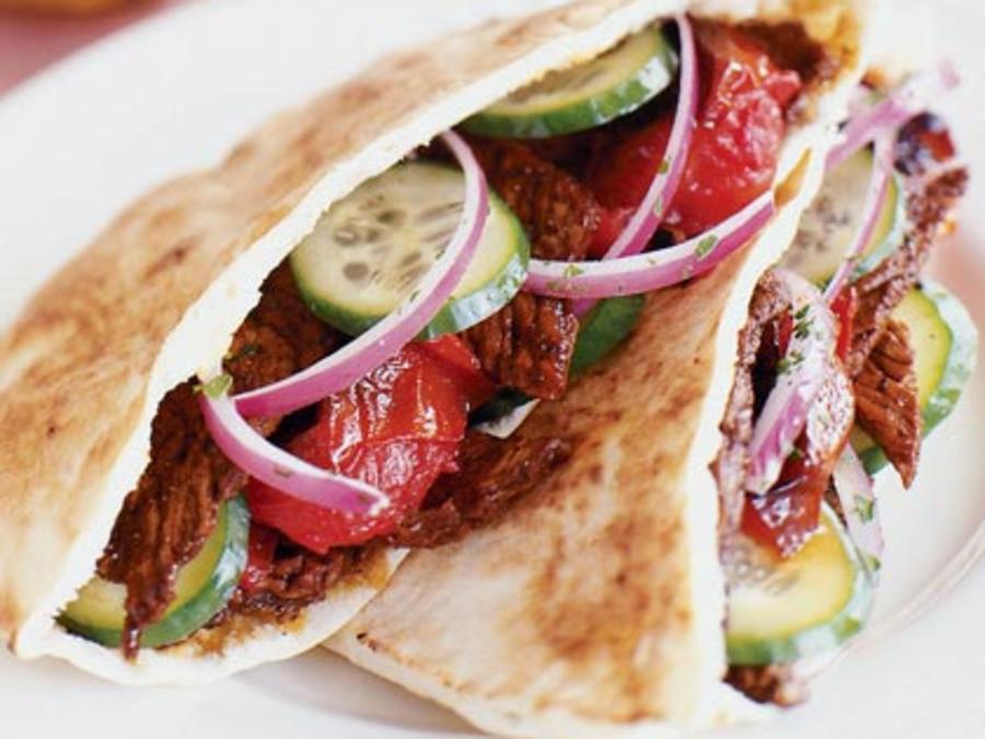 Spiced Beef Pockets Recipe - Sunset Magazine