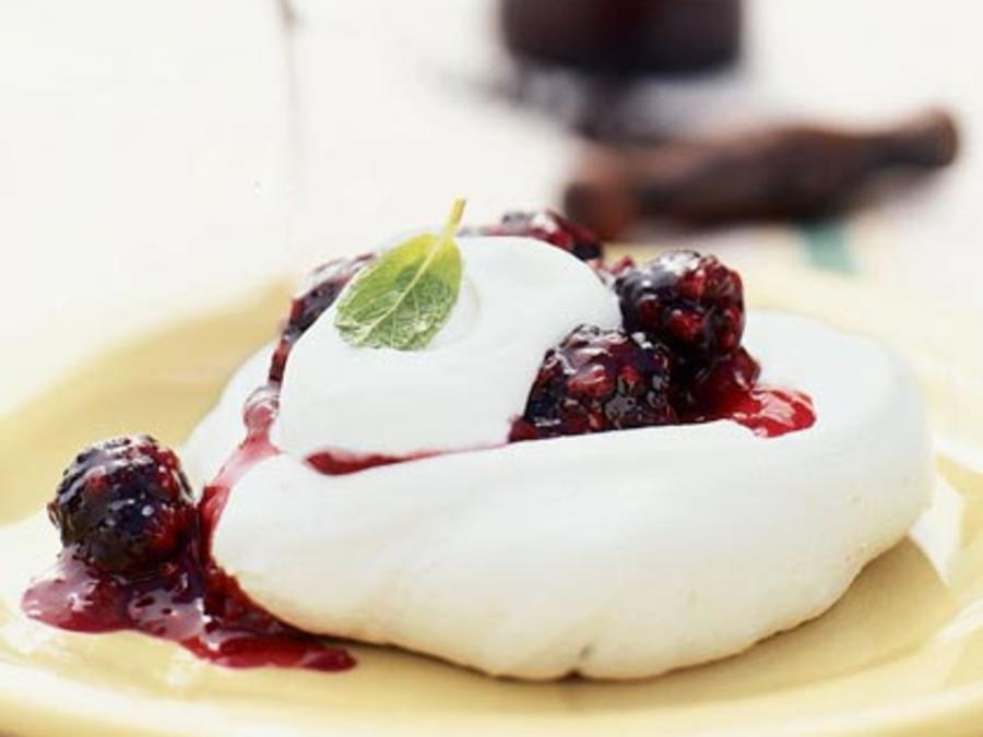 Blackberry Meringues Recipe - Sunset Magazine