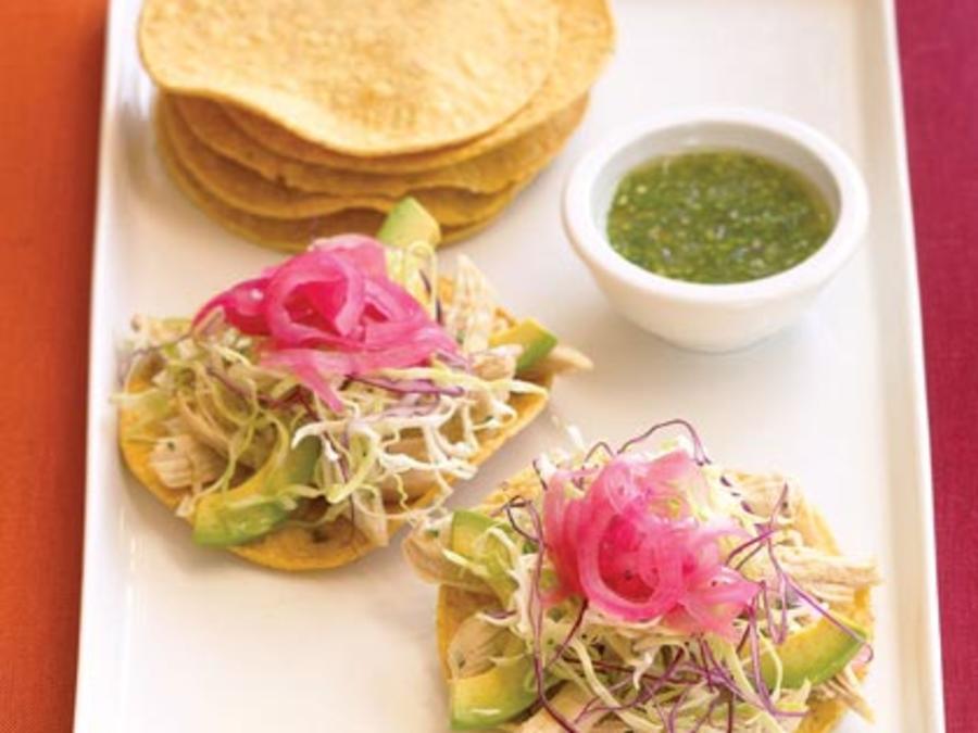 Yucatecan Tostadas (Salbutes) Recipe - Sunset Magazine