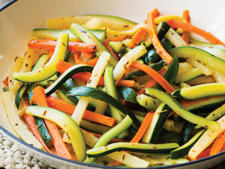 Golden Vegetables Recipe - Sunset Magazine