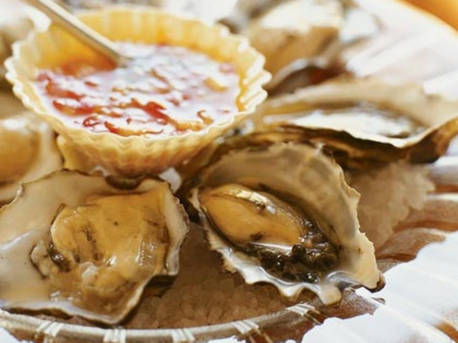 Oysters on the Half-Shell & Tangerine-Chili Mignonette Recipe - Sunset ...