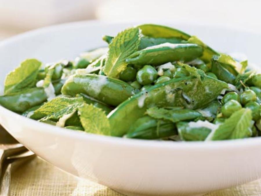Three Peas with Leeks, Mint, and Cream Recipe – Sunset Magazine