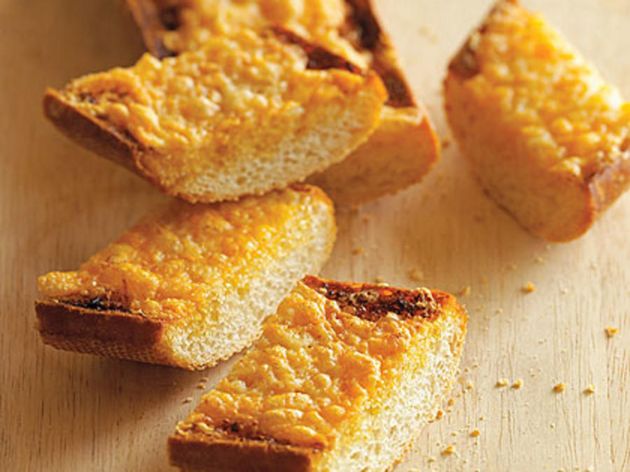 Three-Cheese Garlic Bread Recipe - Sunset Magazine