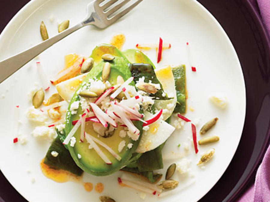 Spicy Avocado Poblano Salad Recipe - Sunset Magazine