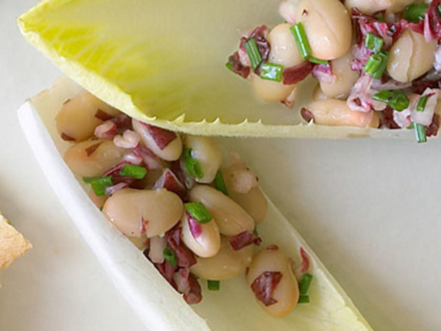 Endive Spears with White Bean Radicchio Salad Recipe – Sunset Magazine