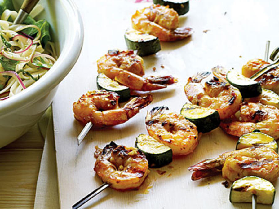 how to cook kabobs with zucchini