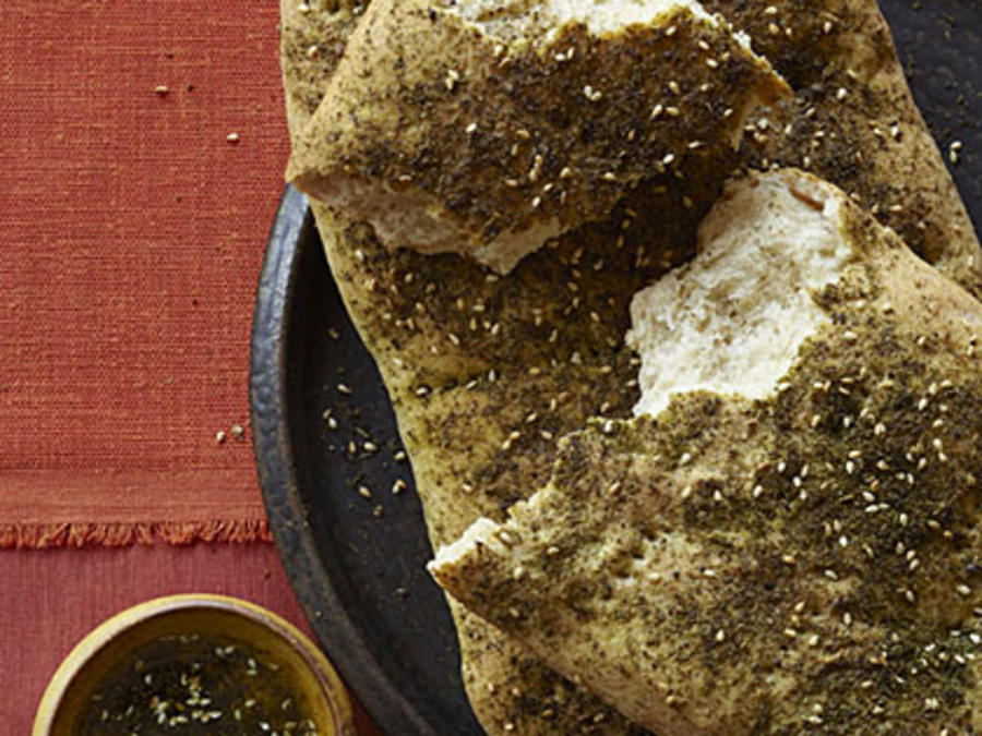 Zaatar Flatbreads Recipe - Sunset Magazine