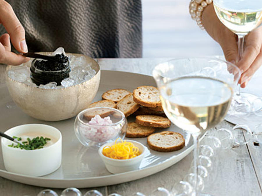 California Caviar Tasting Recipe - Sunset Magazine