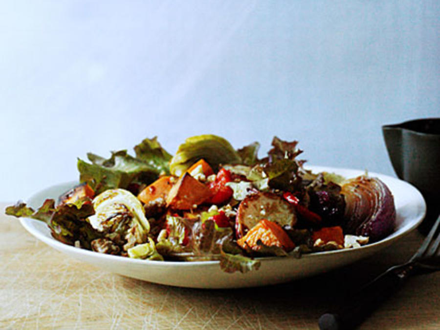 Roasted Vegetable Salad with Honey Dressing Recipe – Sunset Magazine