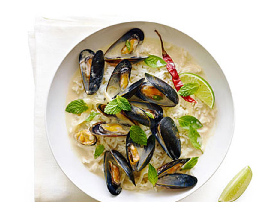 how to cook thai mussels
