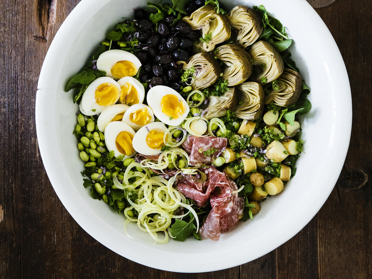 Composed Mediterranean Salad – Sunset Magazine