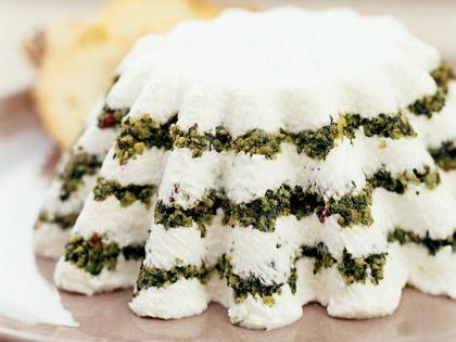 Yogurt Cheese Torta with Pesto Recipe – Sunset Magazine