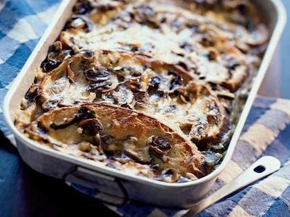 Crab and Mushroom Strata Recipe – Sunset Magazine