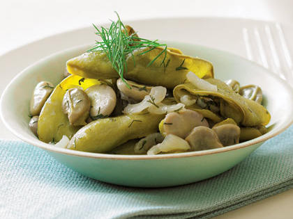 how to cook giant fava beans
