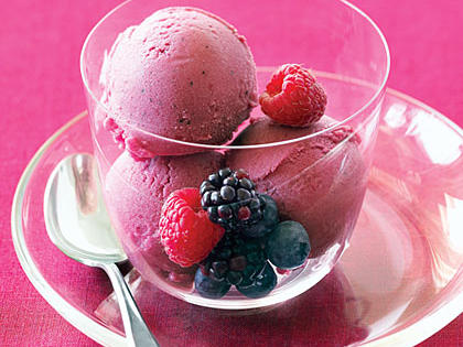 Three Berry Buttermilk Sherbet Recipe – Sunset Magazine