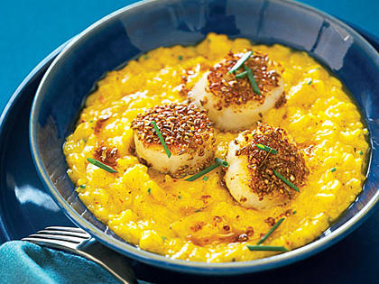 Saffron and Preserved Lemon Risotto Recipe – Sunset Magazine