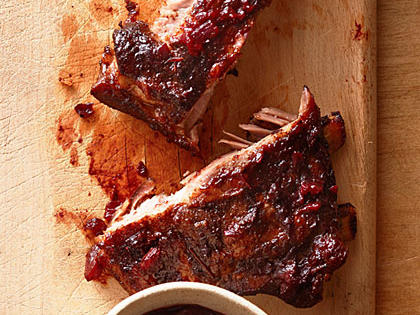 Smoked Ribs with Huckleberry BBQ Sauce Recipe – Sunset Magazine