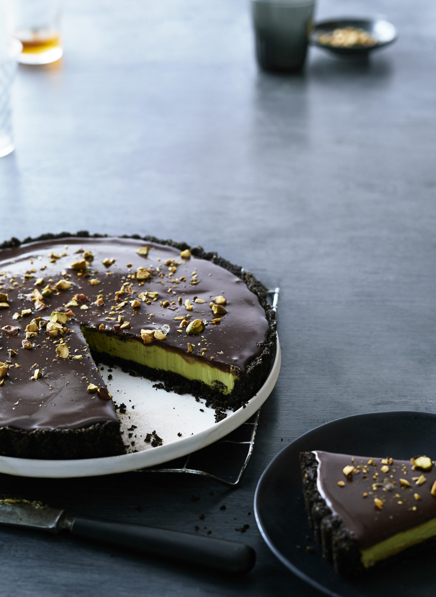 Avocado and Dark Chocolate Tart Recipe - Sunset Magazine