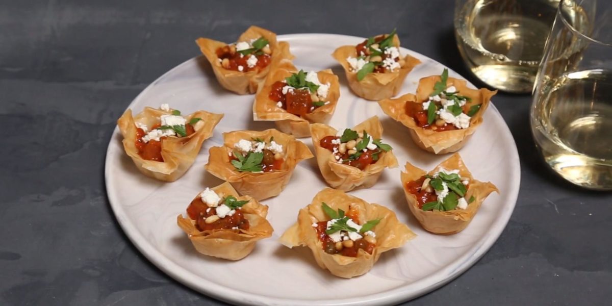 How to Make a Mini Filo Dough Appetizer