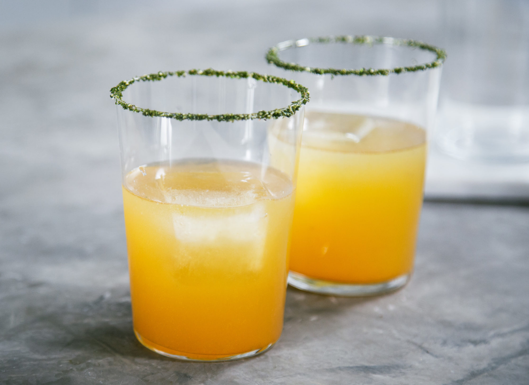 Homemade Gin and Tonic with a Seaweed Rim Recipe - Sunset Magazine